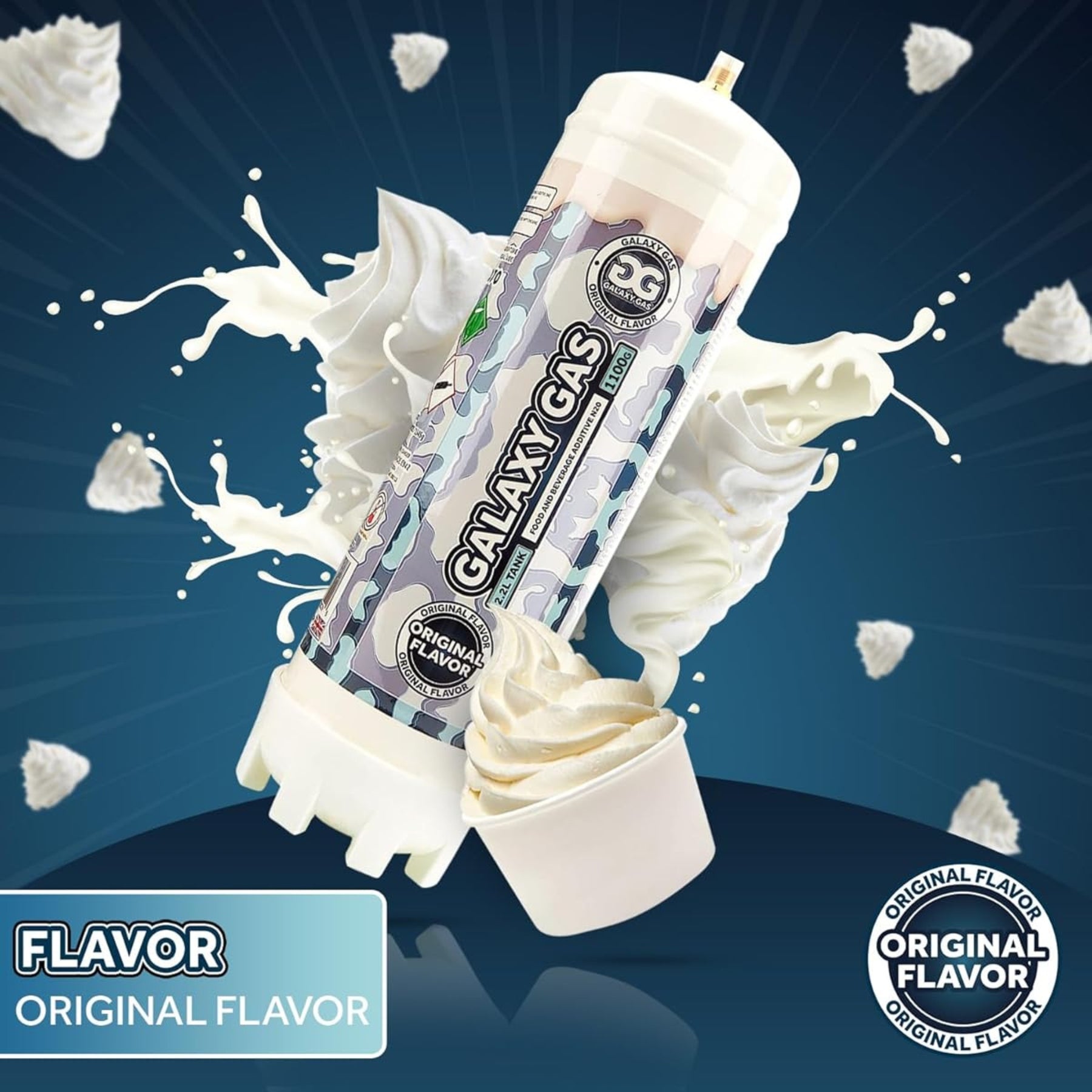Galaxy Gas Flavored Whip Cream Chargers | Whipped Cream Tank | Nitrous ...