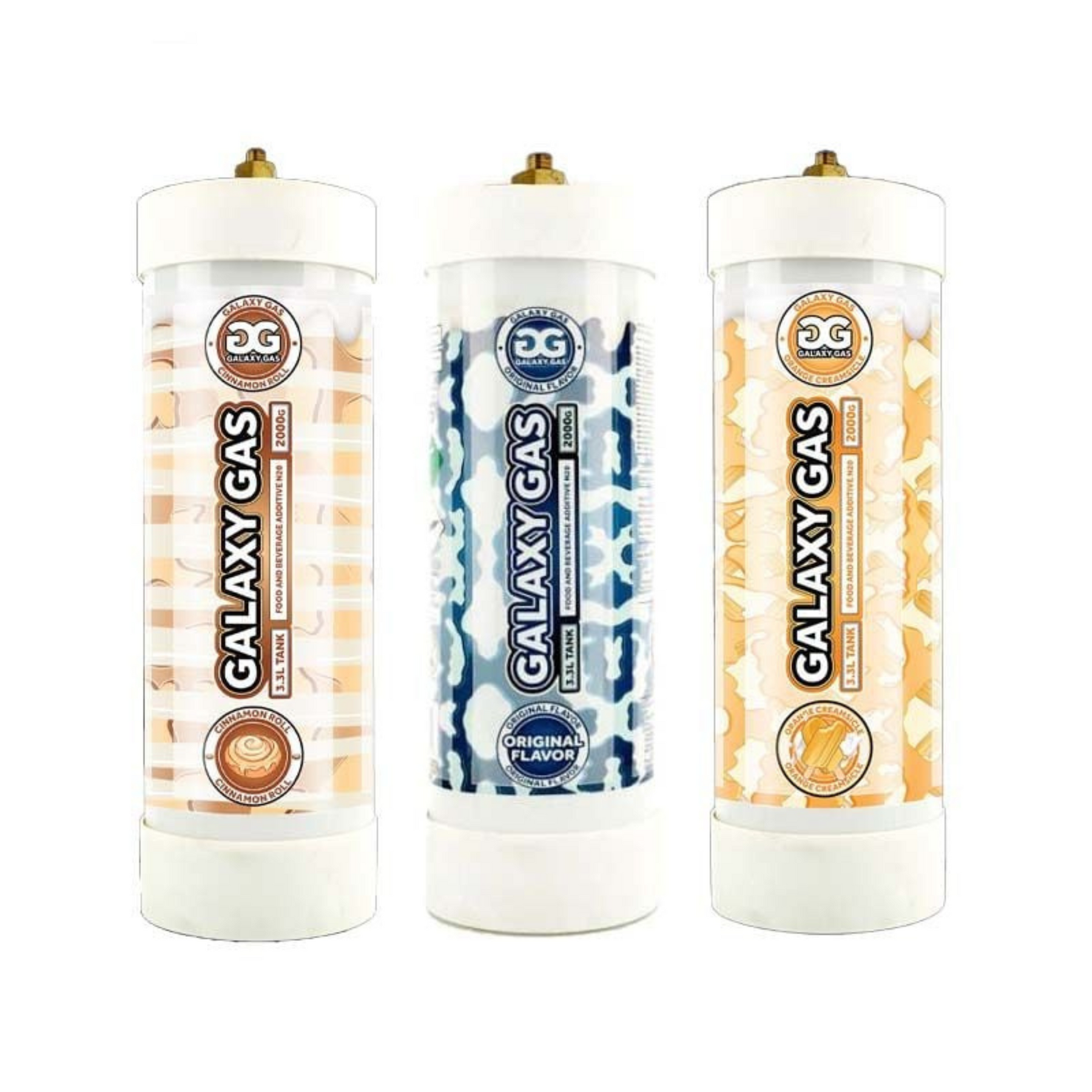 Galaxy Gas Flavored Whip Cream Chargers | Whipped Cream Tank | Nitrous ...