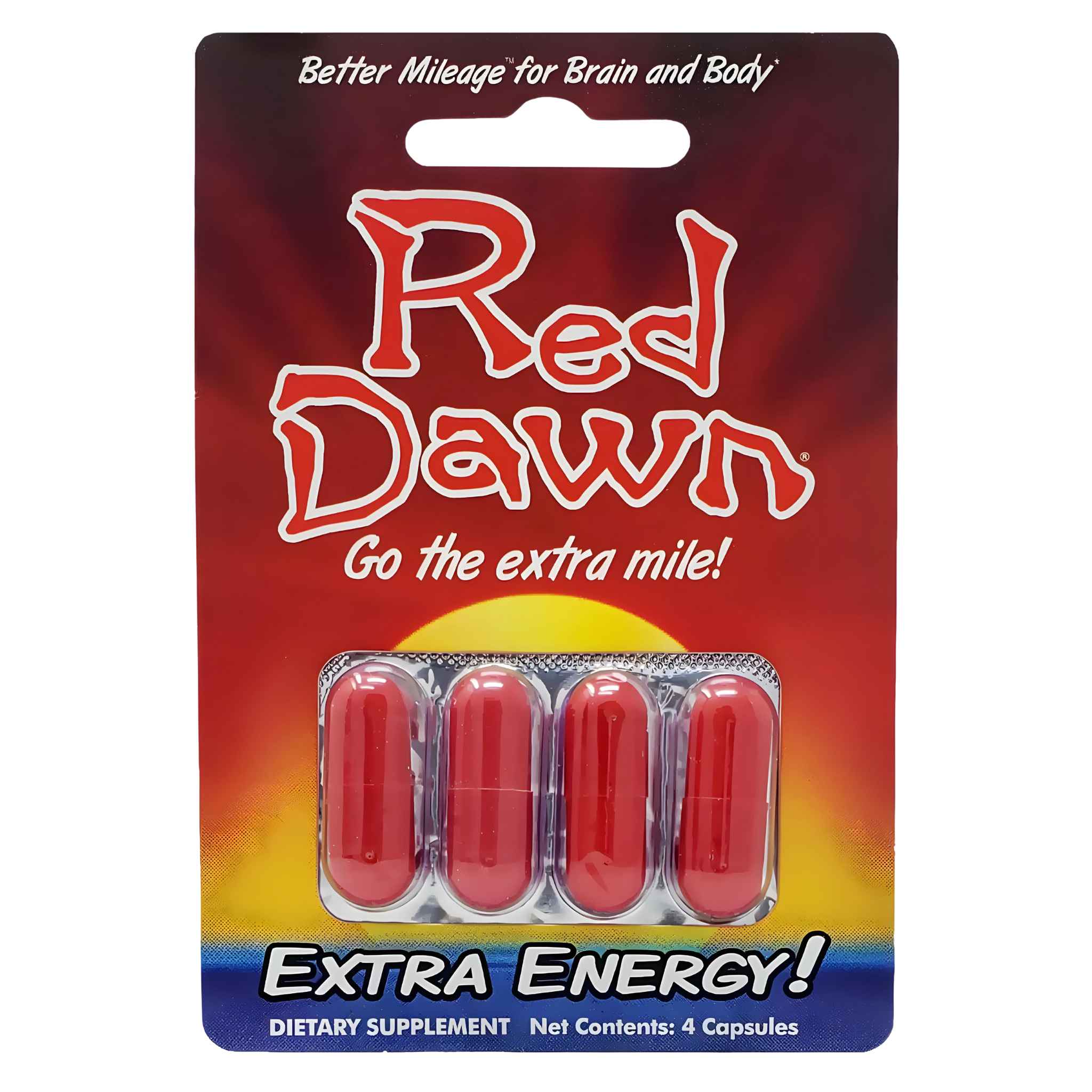 Red Dawn Extra Mile Energy Dietary Supplement – Up N Smoke
