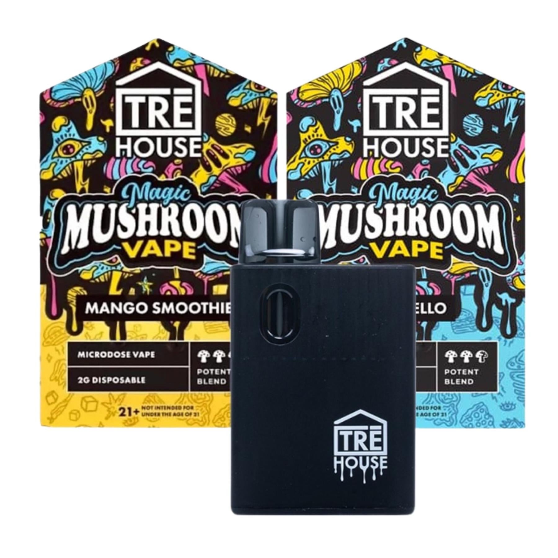 TRE House Flavored Mushroom Disposable | 2g Mushroom Vape | Magic ...