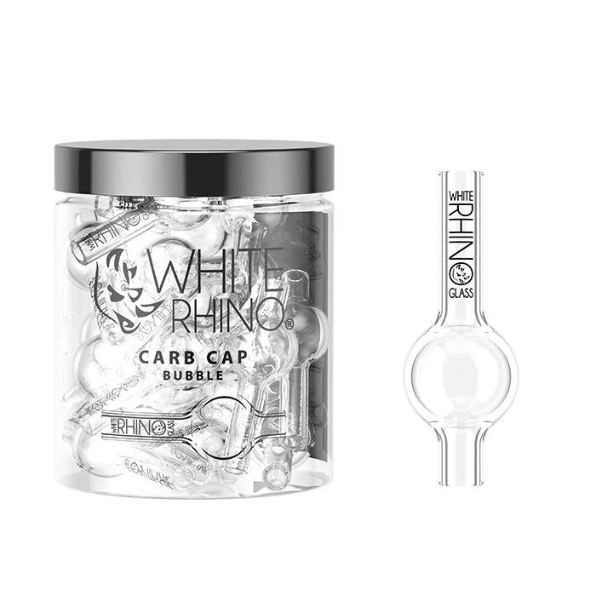 White Rhino Bubble Carb Cap – Up N Smoke